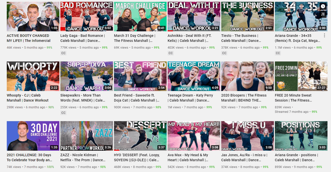 25+ Best Dance Workouts on YouTube - 2sharemyjoy.com