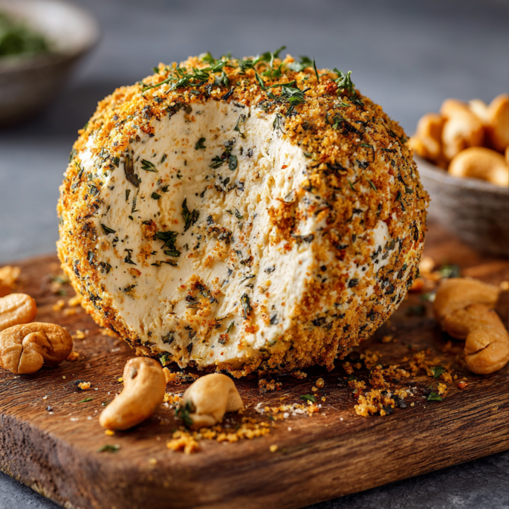Easy Vegan Cheese Ball (Creamy, Tangy & Totally Dairy-Free ...