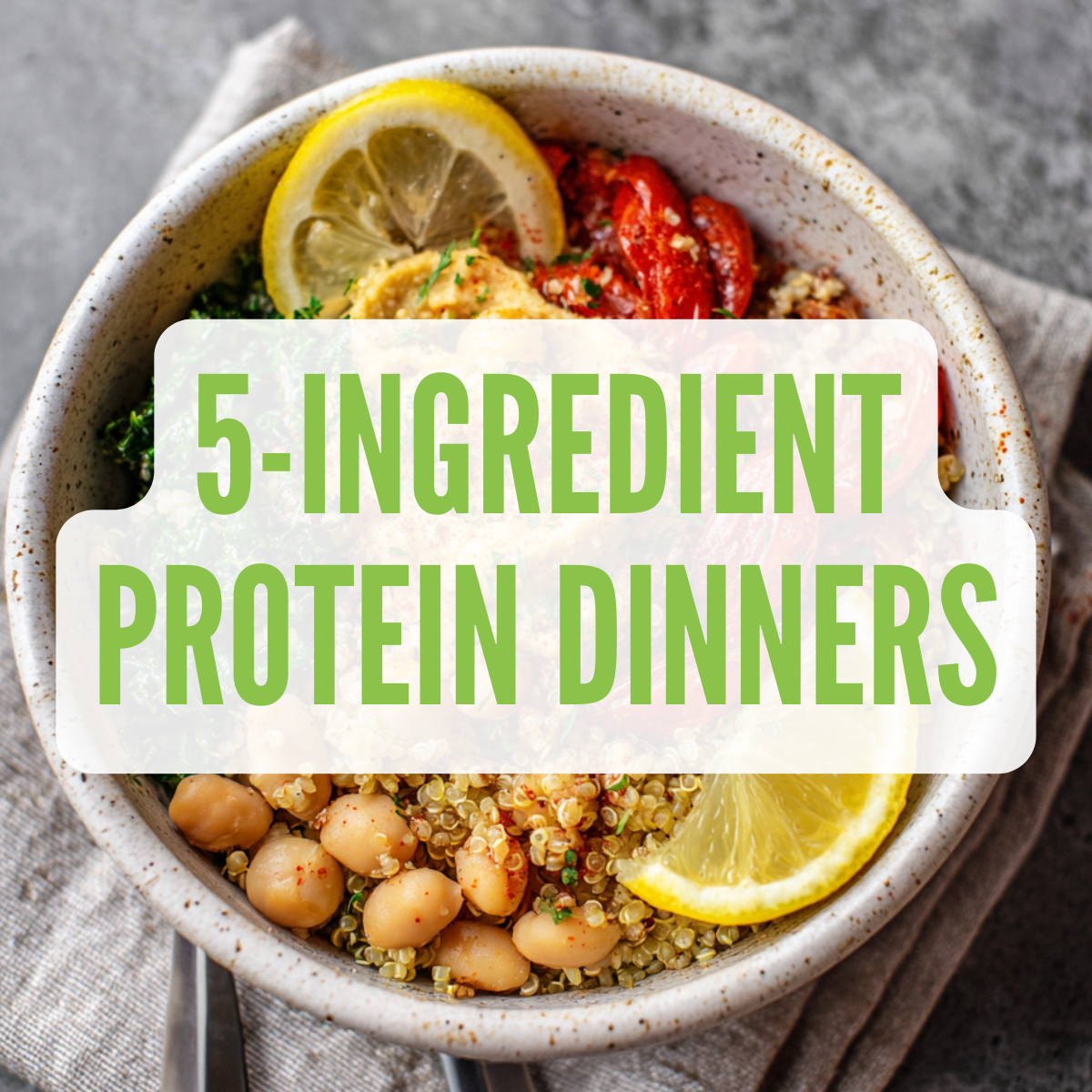 10 Easy 5-Ingredient High-Protein Vegan Dinners (20g+ Protein Per ...